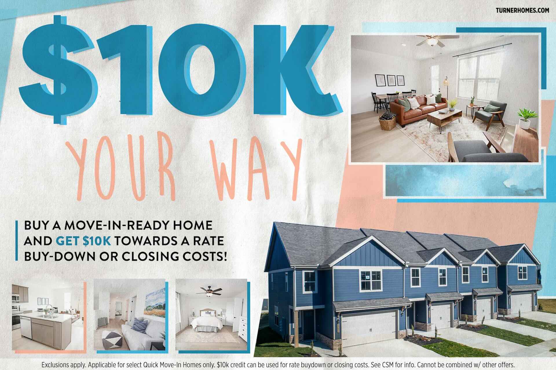 Turner Homes | Available Homes On Sale | Quick Move-In